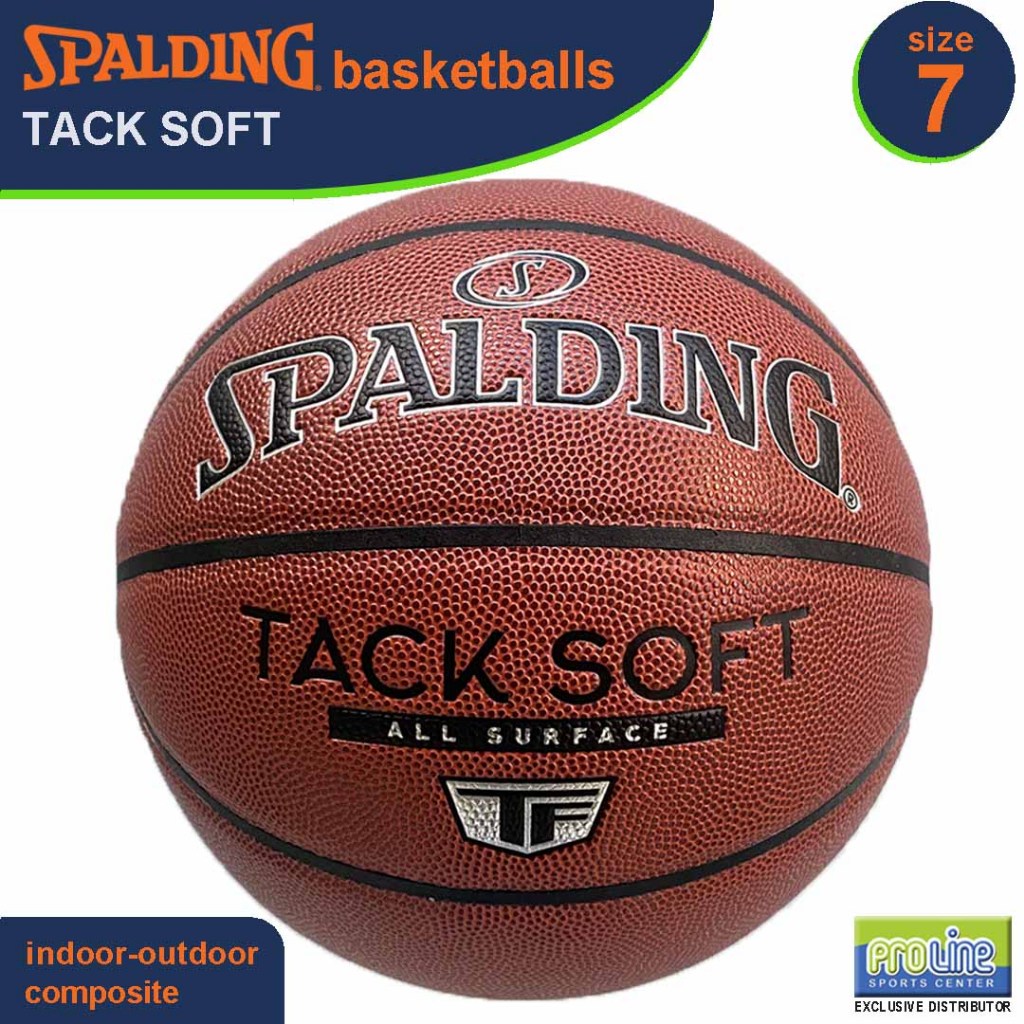 SPALDING Tack Soft Original Indoor-Outdoor Basketball Size 7 | Shopee ...