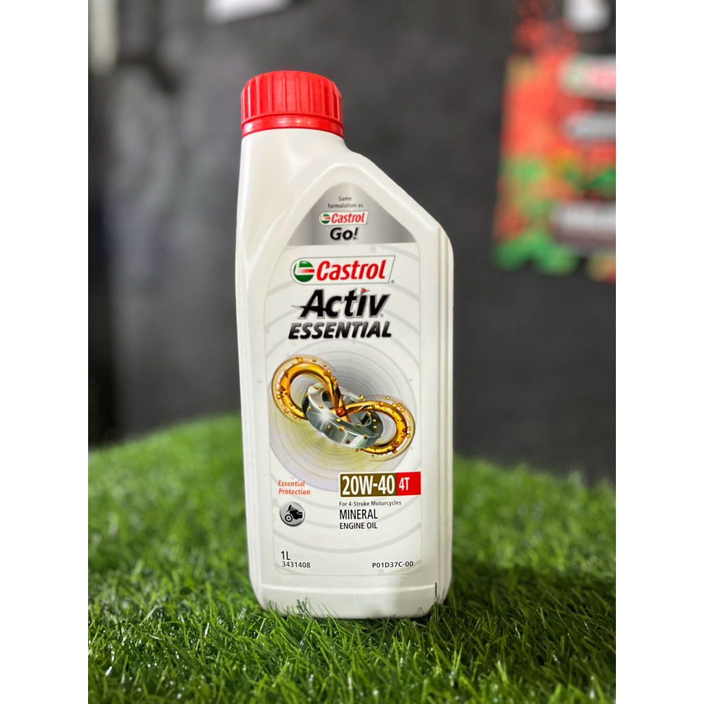 Castrol Activ Essential 20W40 4T 1liter | Shopee Philippines