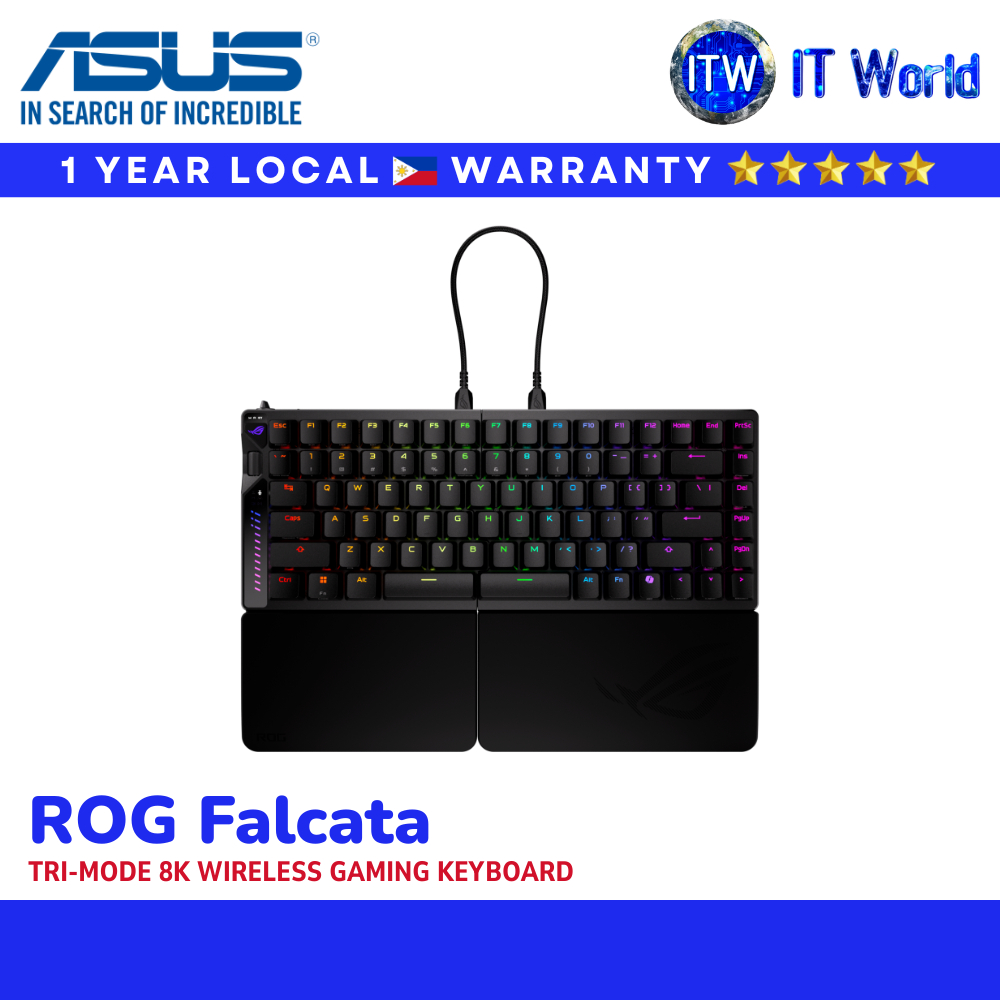 ASUS ROG Falcata Gaming Keyboard | ROG HFX V2 Magnetic Switch / Tri ...