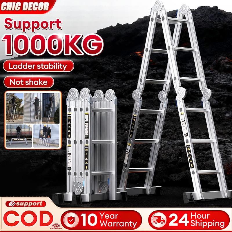 Shop ladder aluminum for Sale on Shopee Philippines