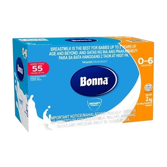 BONNA 2kg Infant Formula for 0 to 6 months | Shopee Philippines