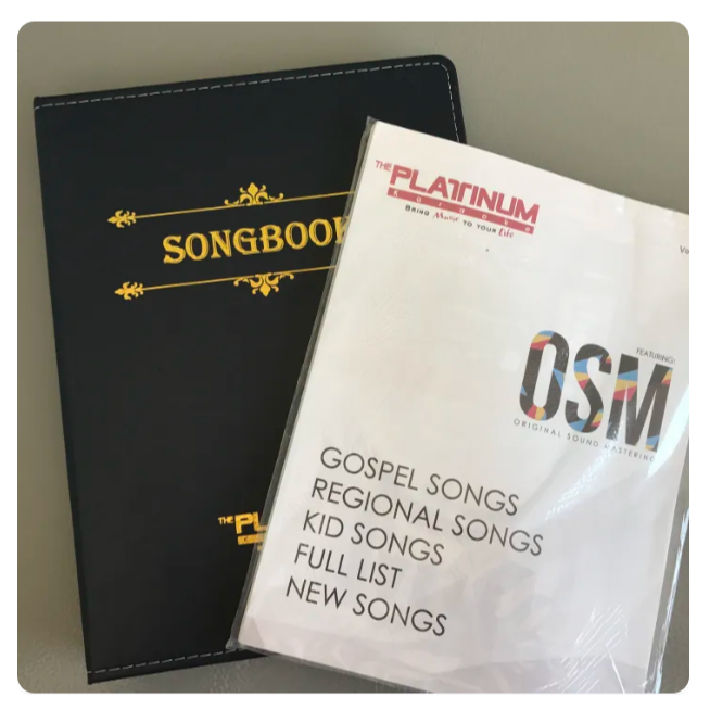 Orginal Platinum Updated Songbook For Reyna 3,4/B,X-Series/KAPITAN 2 ...