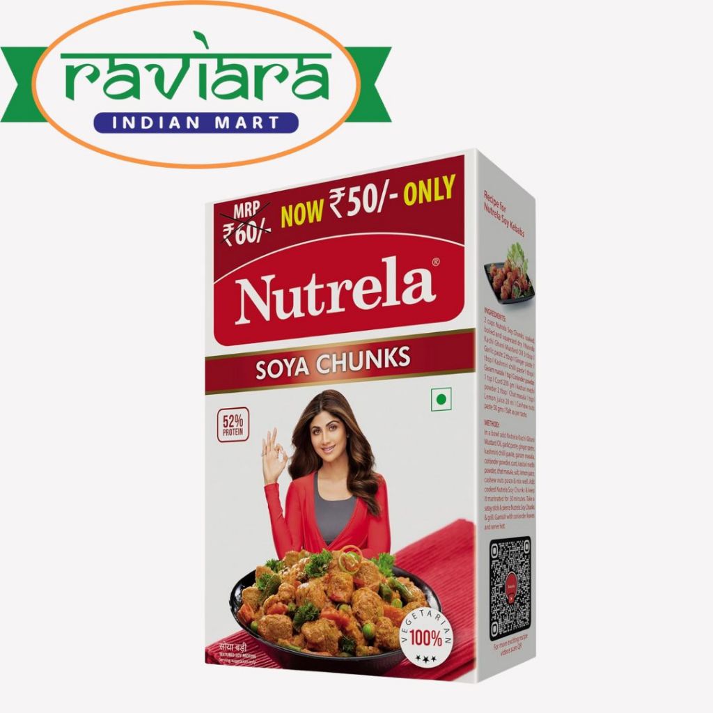 Nutrela SOYA Chunks, High Protein Soyabeans, Tender & Juicy SOYA ...