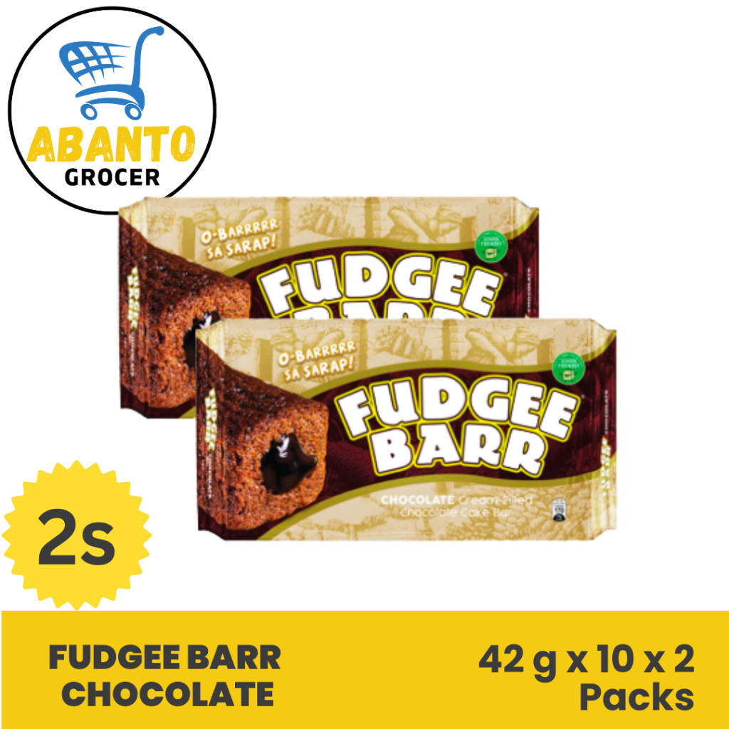 Fudgee Barr Chocolate 42g x 10 x 2 Packs | Shopee Philippines