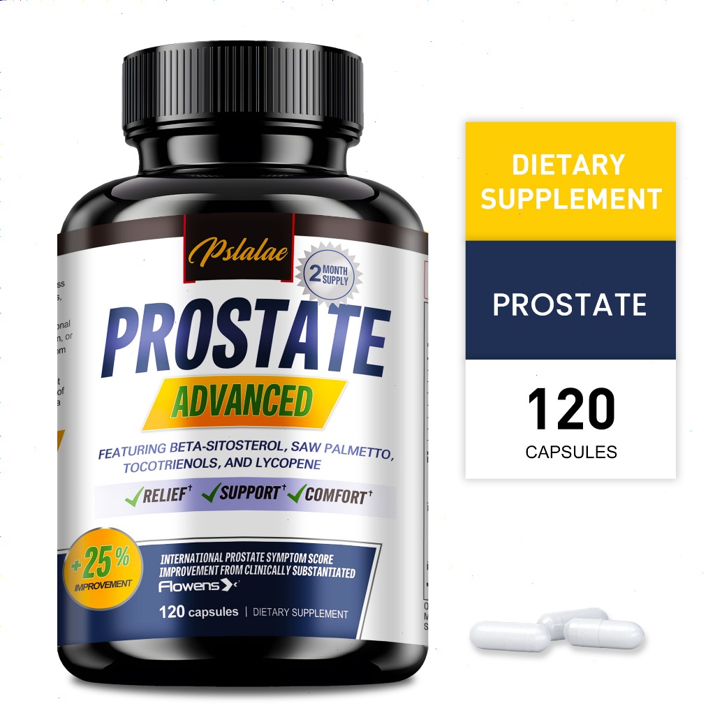 Pslalae，Men's Prostate Progress Health Capsules na may Saw Palmetto ...