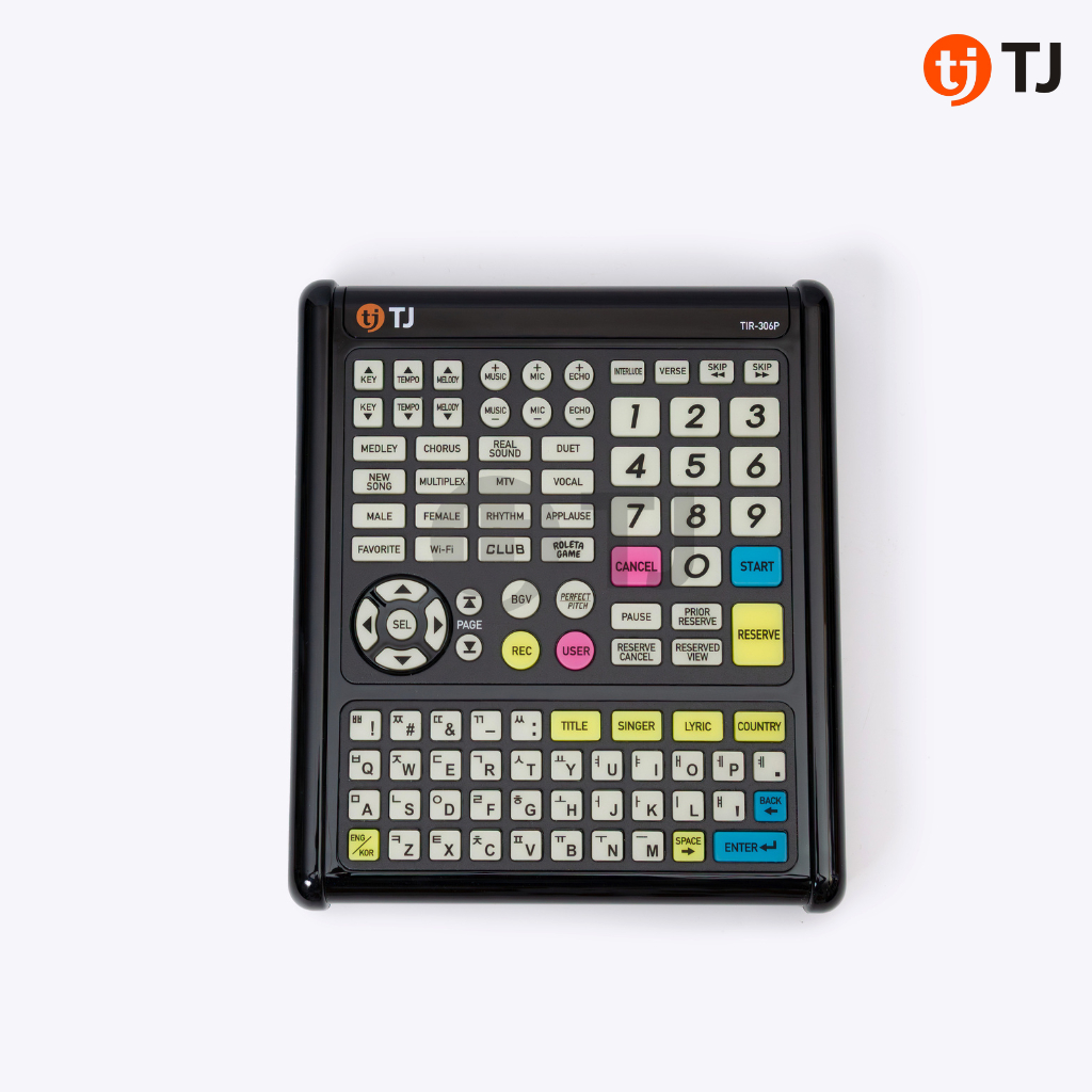 TJ Media TIR-306P Big Keyboard Remote Control for All Models of TJ ...