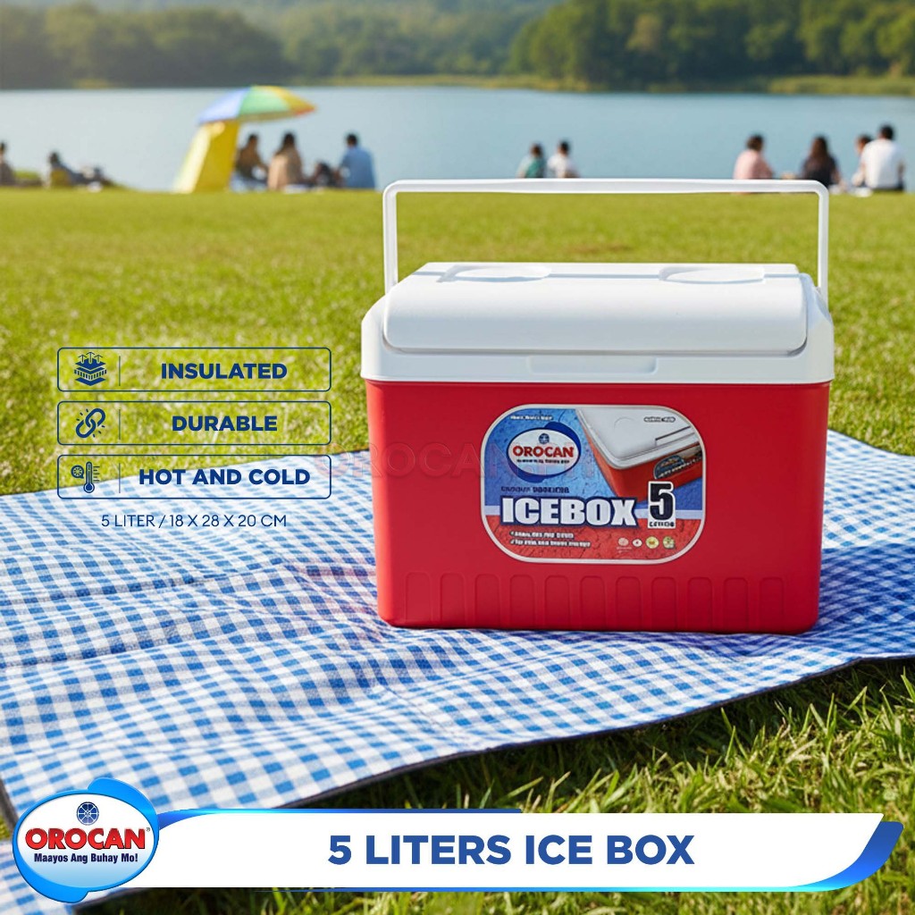 Orocan Ice Box 5L Insulated Icebox Ice Chest (Without Ice Scooper ...