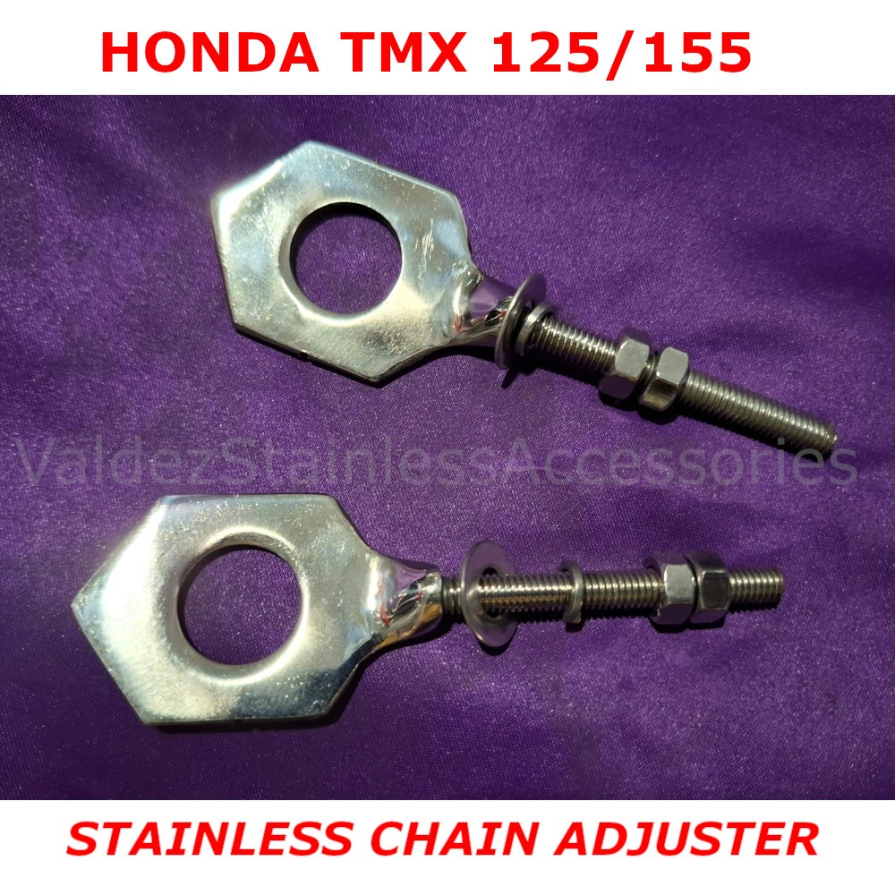OCTAGON SHAPE Stainless Chain Adjuster for Honda TMX 125/155 700 ...