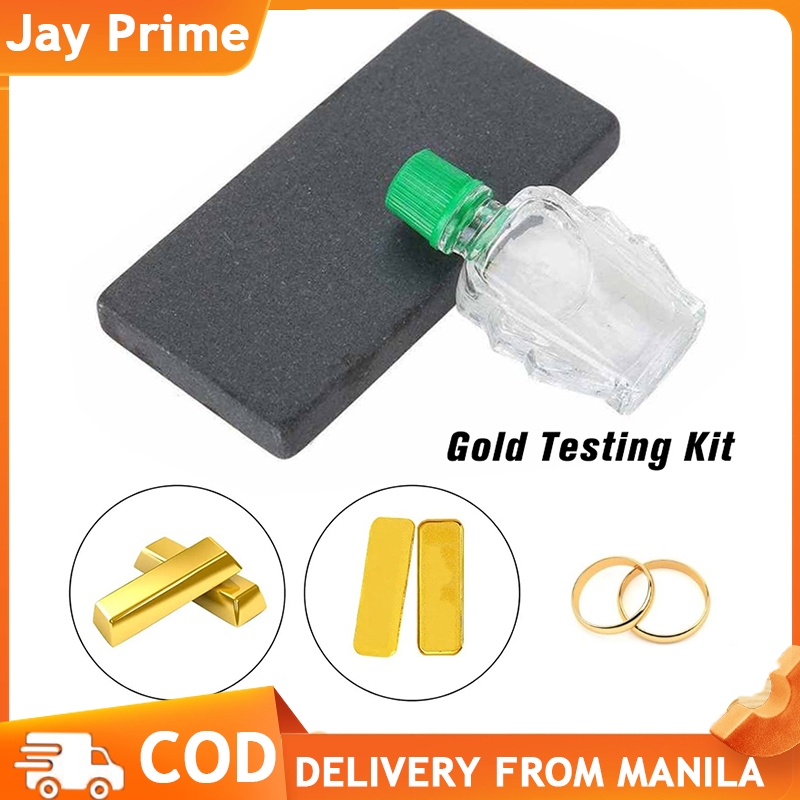 Precious Metal Test Stone Gold Test Acid Tester Kit Gold Jewelry Tester ...