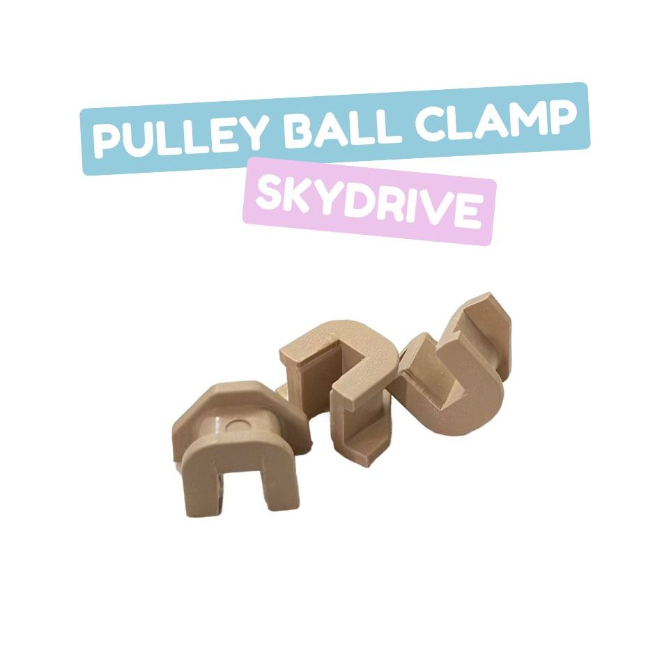 Slider Piece/Pulley Ball Clamp for SKYDRIVE (1Set/3Pcs) | Shopee ...