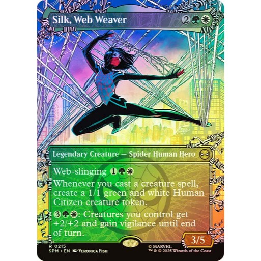 Silk, Web Weaver SPM Marvel's Spider-Man MTG Magic The Gathering ...