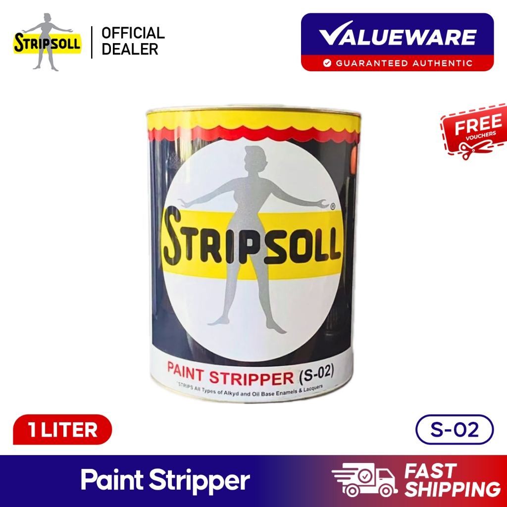 Stripsoll Paint & Varnish Stripper 1 Liter | S-02 | Stripsol Quick ...