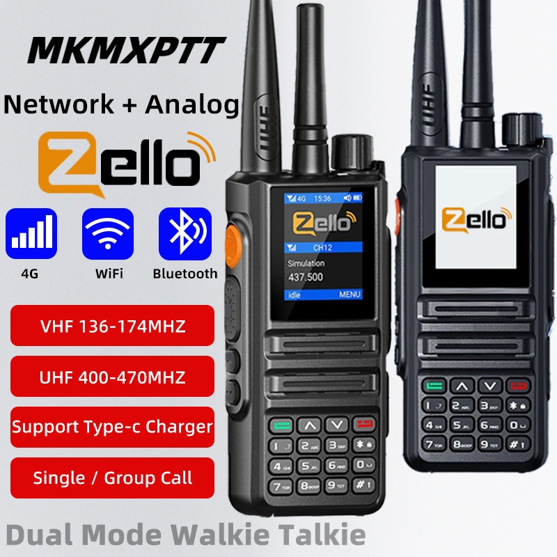 4G POC MKMXPTT MT-998 analog walkie talkie Zello 6000mAh large capacity ...