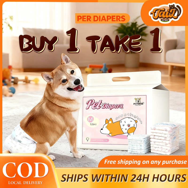 TPS 24PCS Pet Diaper Dog Diaper Pet Wraps Diaper Cat diaper Male&Female ...