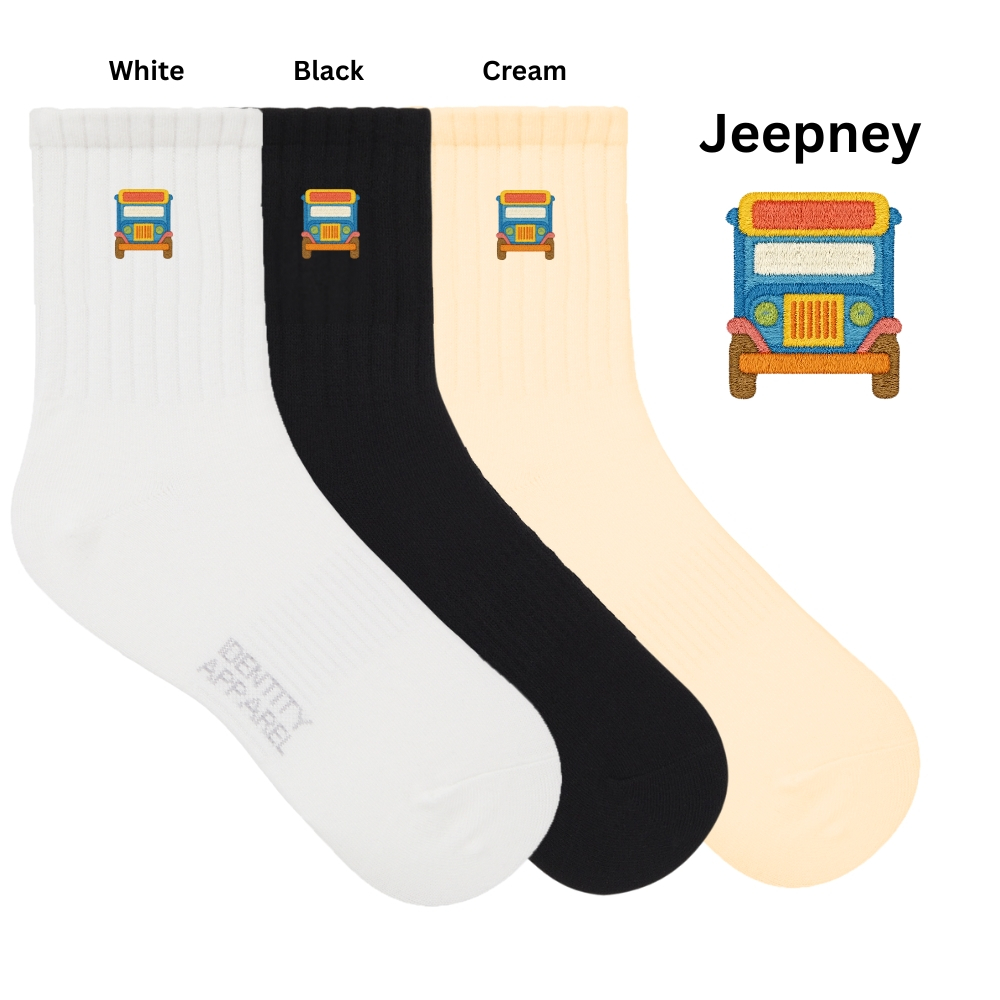 IDENTITY Apparel Medyas ng Bayan Collection Filipino Embroidered Basic ...