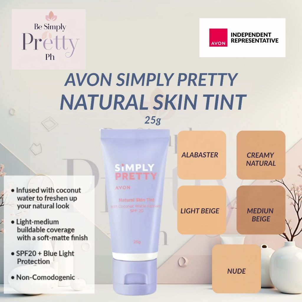 Avon Simply Pretty Natural Skin foundation 25g | Shopee Philippines