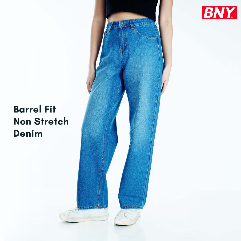 BNY Barrel Fit Non Stretch Denim (492) | Shopee Philippines