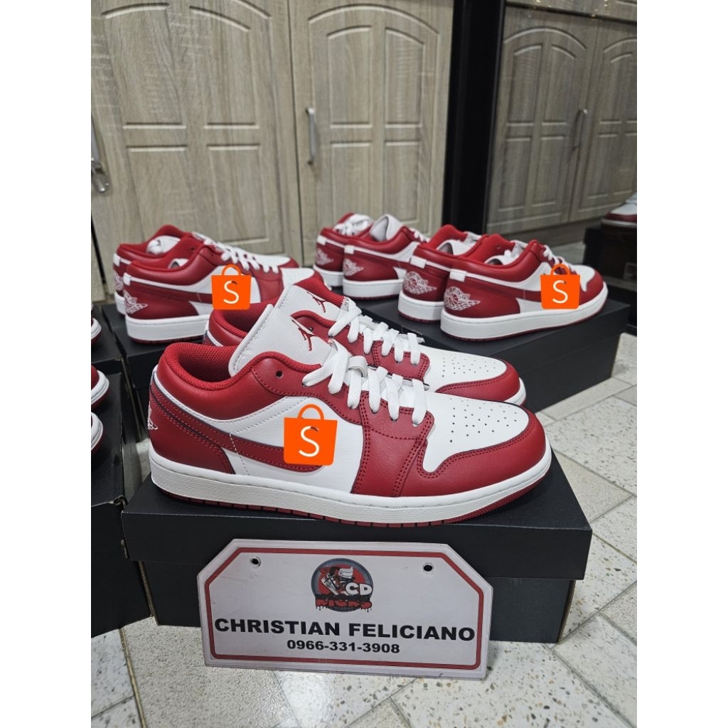Air Jordan 1 Low (J1 Low) 'Gym Red' | Shopee Philippines