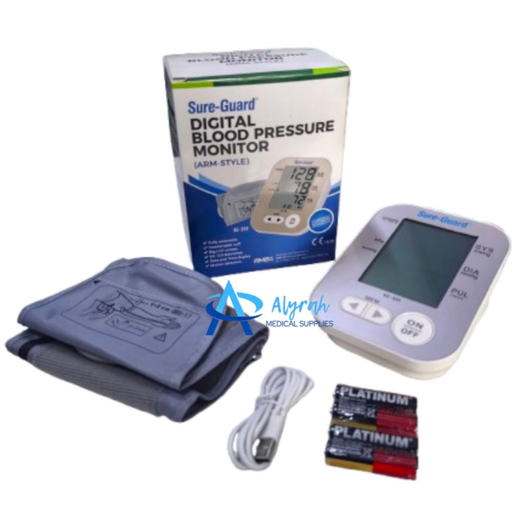 Talking Blood Pressure Digital BP Sureguard Arm Type Monitor | Shopee ...