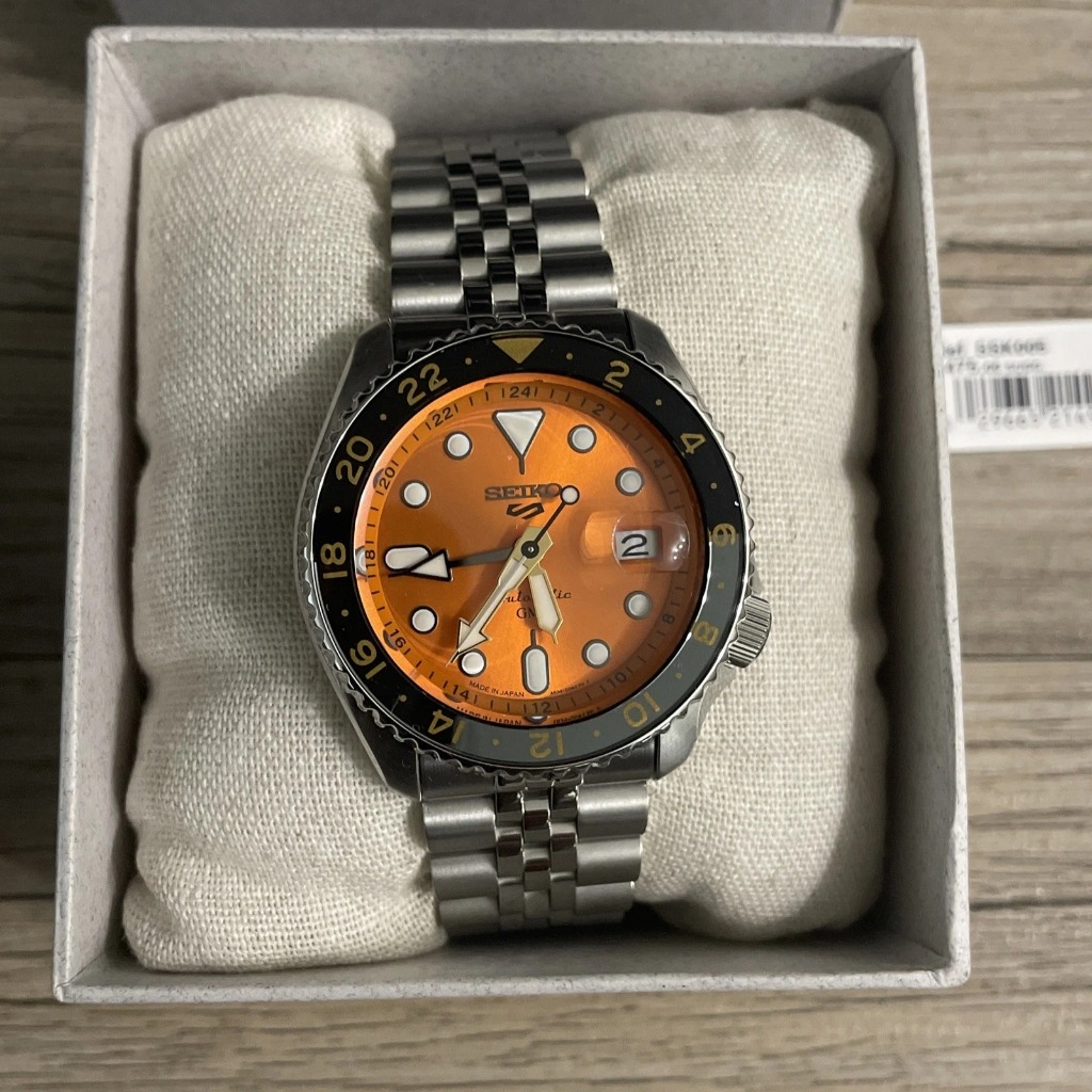 Seiko 5 Sports SSK005K1 SKX Sports Style GMT Automatic Stainless Steel ...