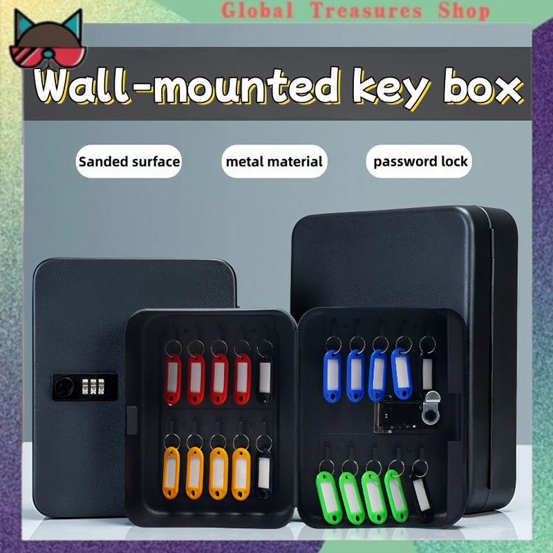 Wall Mounted Storage Password Key Safe Box Combination Operated Lock ...