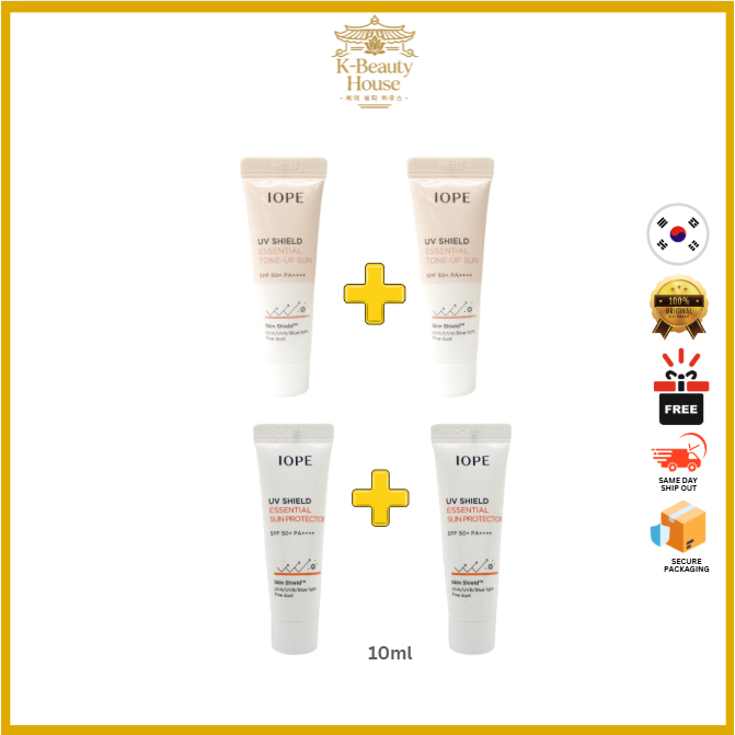 IOPE UV Shield Essential Sun Protector/ IOPE Tone-Up Sun SPF 50+ PA ...