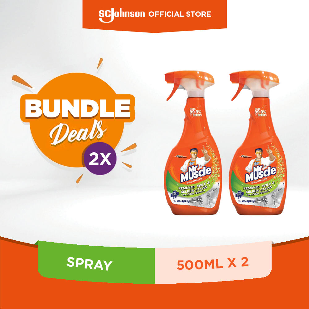 Mr. Muscle Mold & Mildew Primary Spray 500 ml Twin | Shopee Philippines