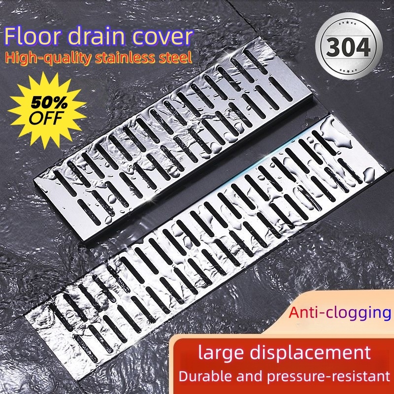 304 stainless steel drainage trench cover for kitchen, courtyard, and ...