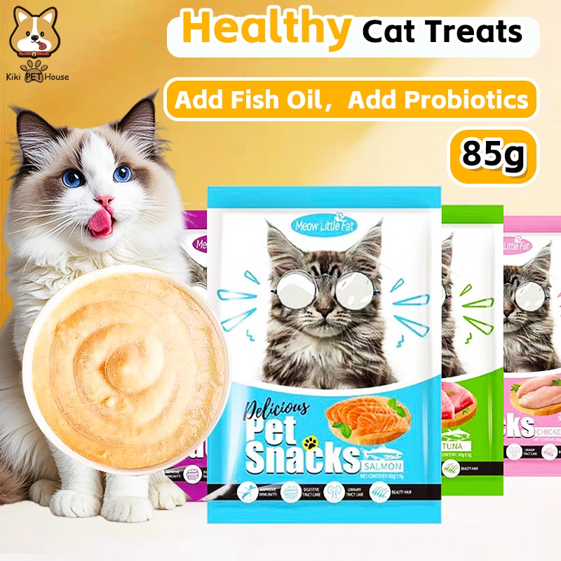 85g Cat Wet Food Real Meat Kitten Cat Food Chicken Salmon Tuna High ...
