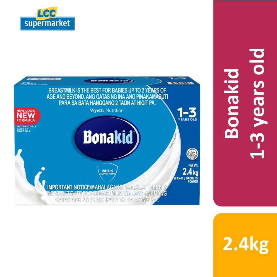 Bonakid Milk Supplement for 1 to 3 years old 2.4kg | Shopee Philippines