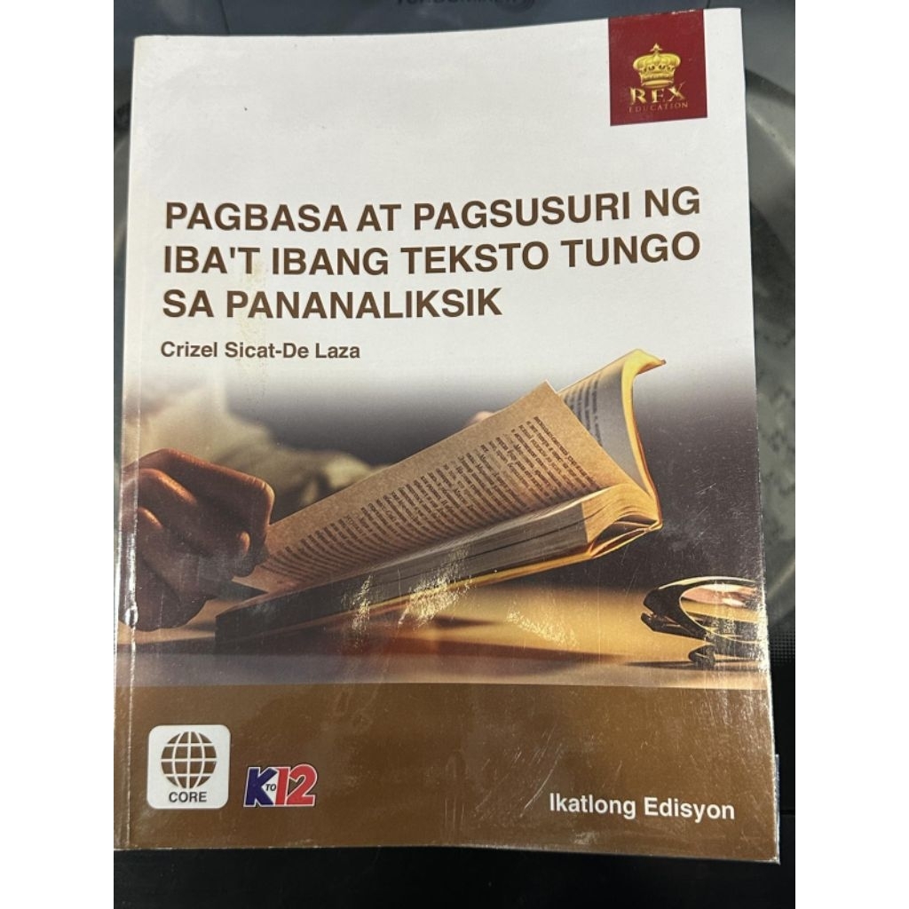 GRADE 11 SHS Kto12 PAGBASA AT PAGSUSURI NG IBA'T IBANG TEKSTO TUNGO SA ...