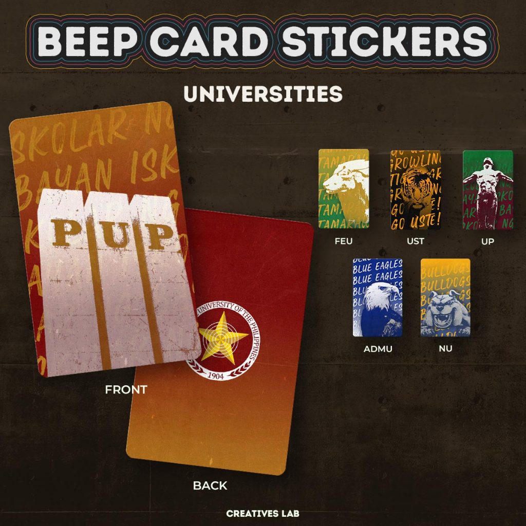 Beep Card Vinyl Stickers | University Design Stickers (Scratch ...