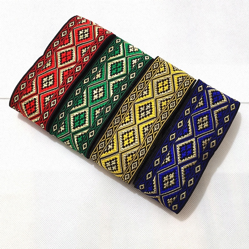 [TOP SALES] Lace Ethnic trimmings / lei ribbon 7m per 2 inches width ...