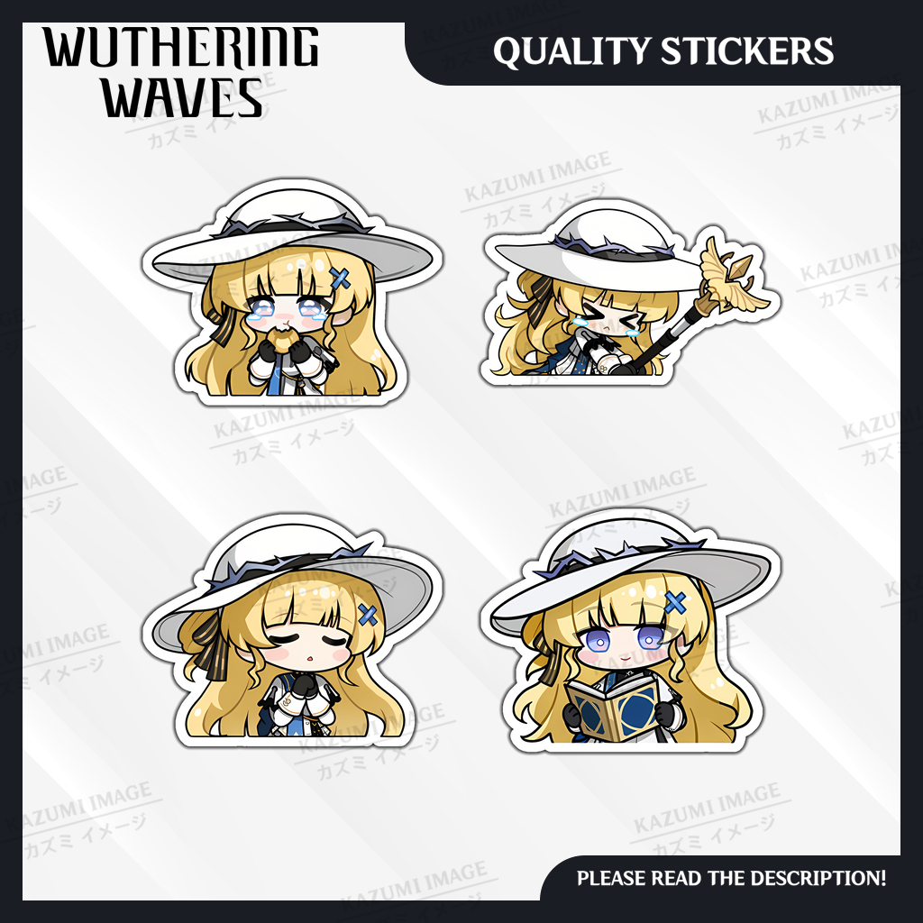 Phoebe - Wuthering Waves Waterproof Emoji Stickers | Shopee Philippines