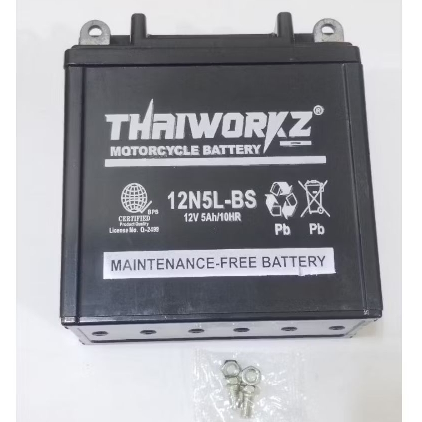 MOTORCYCLE BATTERY YAMAHA MIO SPORTY 12N5L-BS THAIWORKZ | Shopee ...
