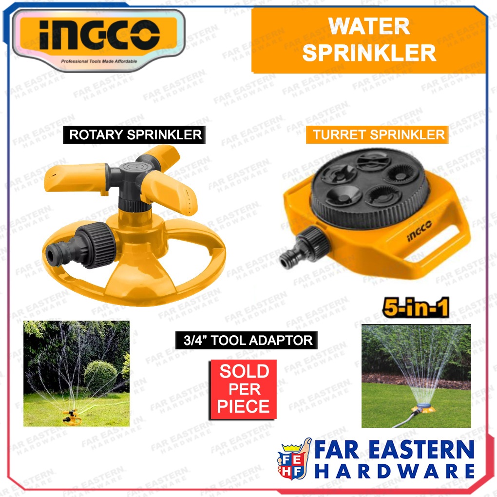 INGCO Rotary | Turret Water Garden Sprinkler INHT | Shopee Philippines