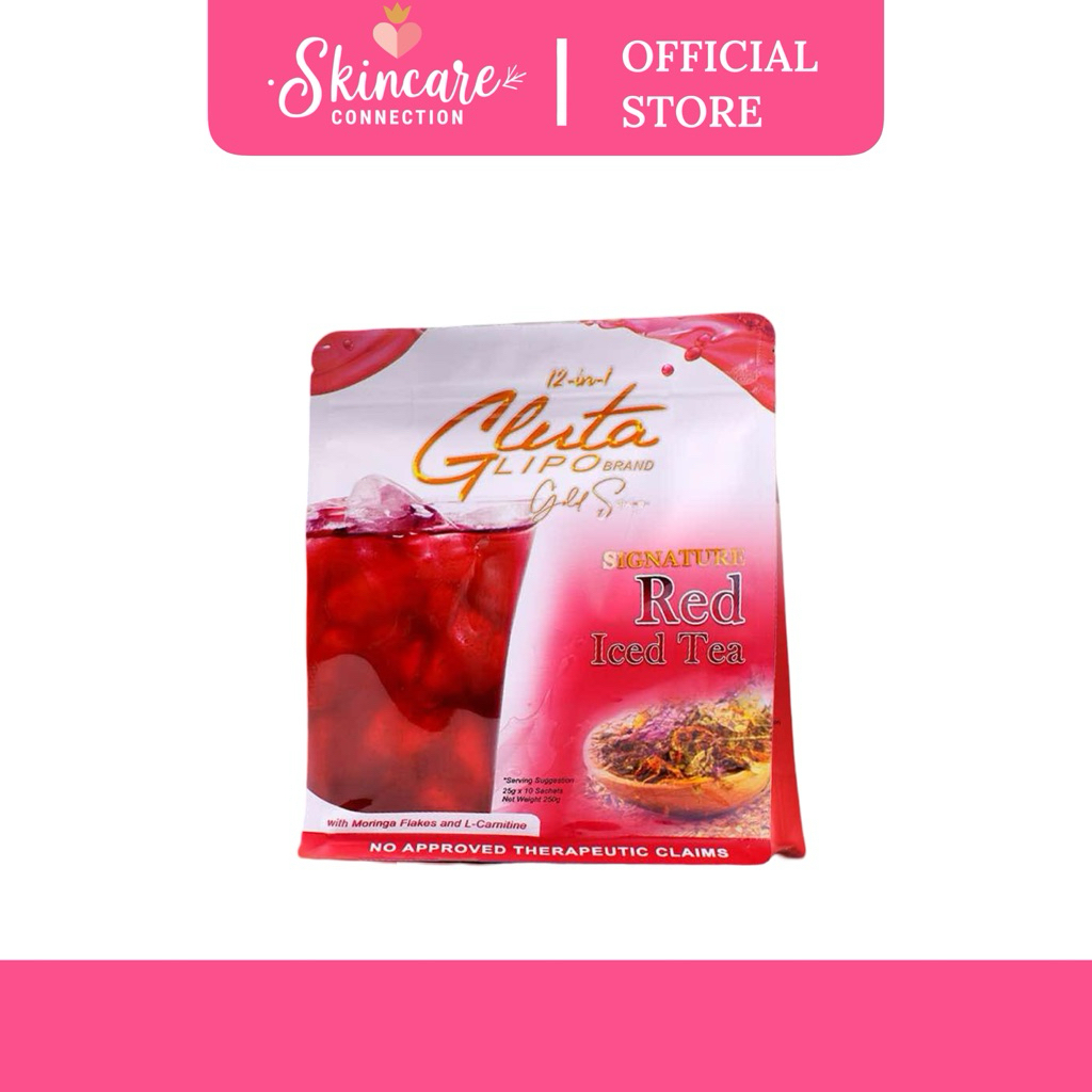 Gluta lipo Gold Series Signature Red Iced Tea | Shopee Philippines