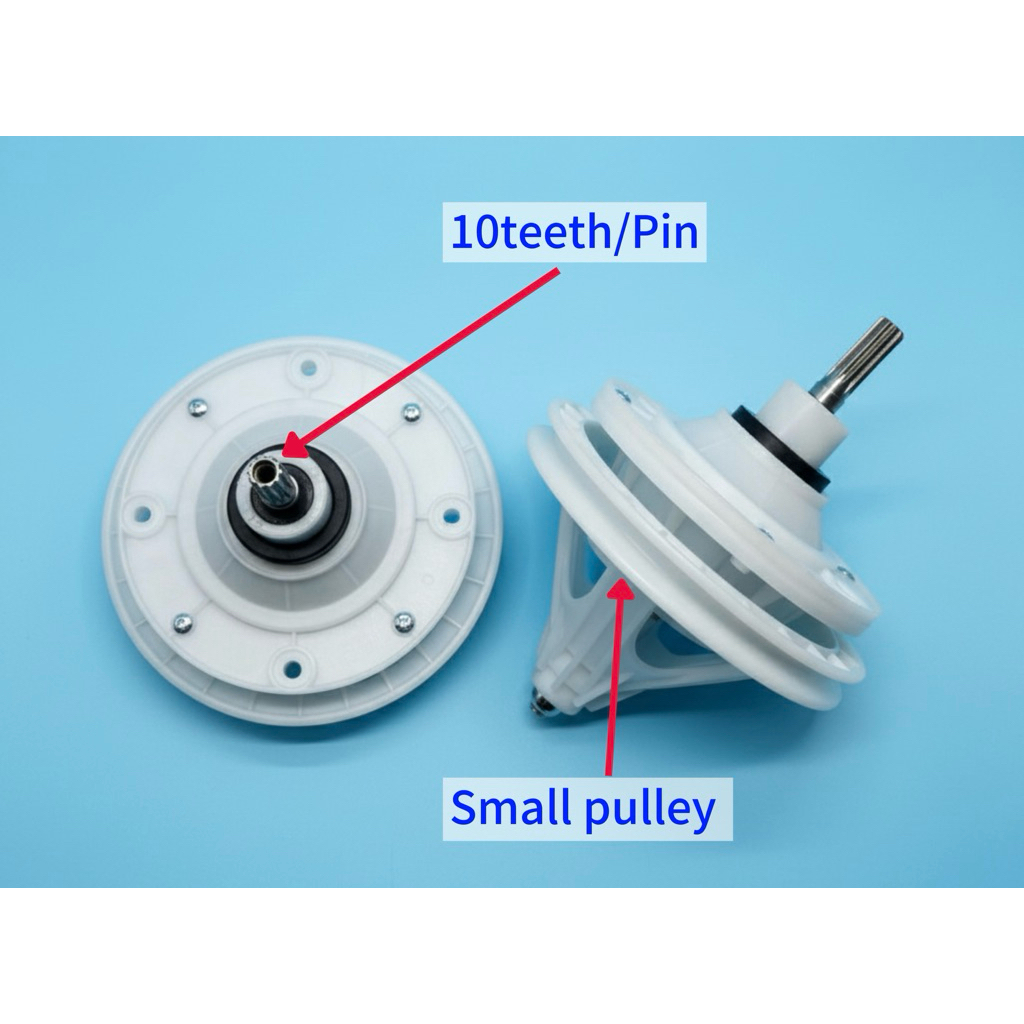 Micromatic Gearbox Assembly 10teeth small pulley for washing machine ...