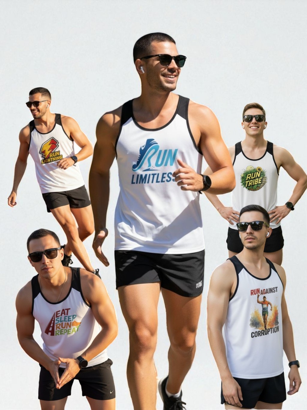 2026 Fun Run Champion Quick-Dry Singlet – Perfect for Jogging, Running ...