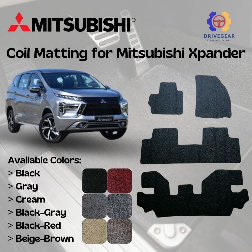 Mitsubishi Xpander PVC Spaghetti Car Matting with Anti-Slip Spikes ...