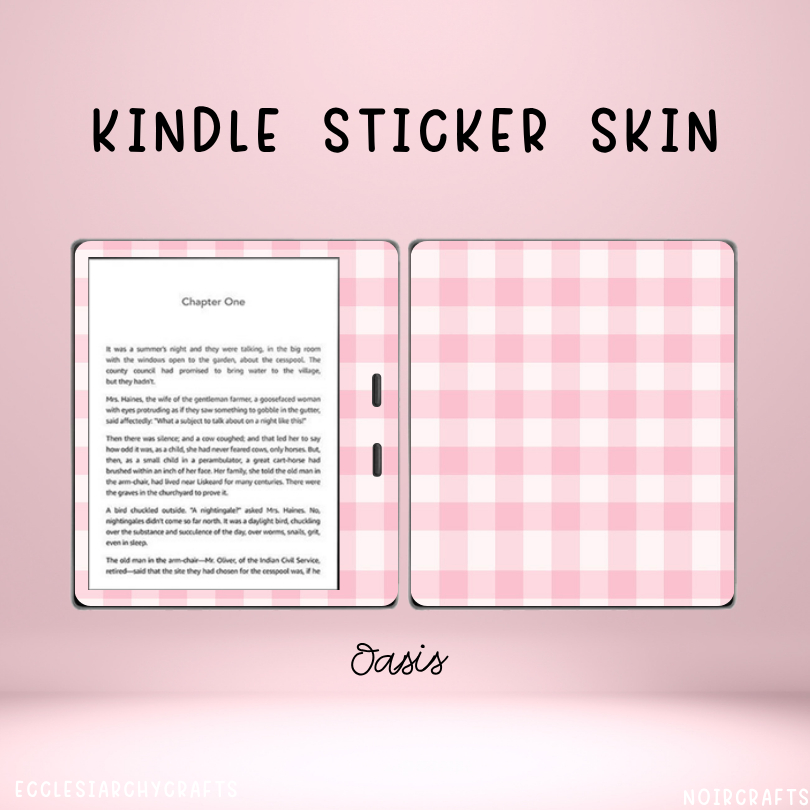 Kindle Skin & Kobo Skin - Premium Vinyl Sticker - PINK HARVEST - All ...