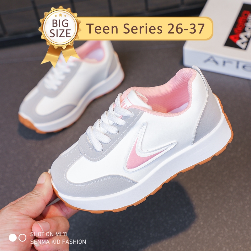 SENMA Rubber Shoes For Kids Girls Korean Shoes White Girl Shoes ...