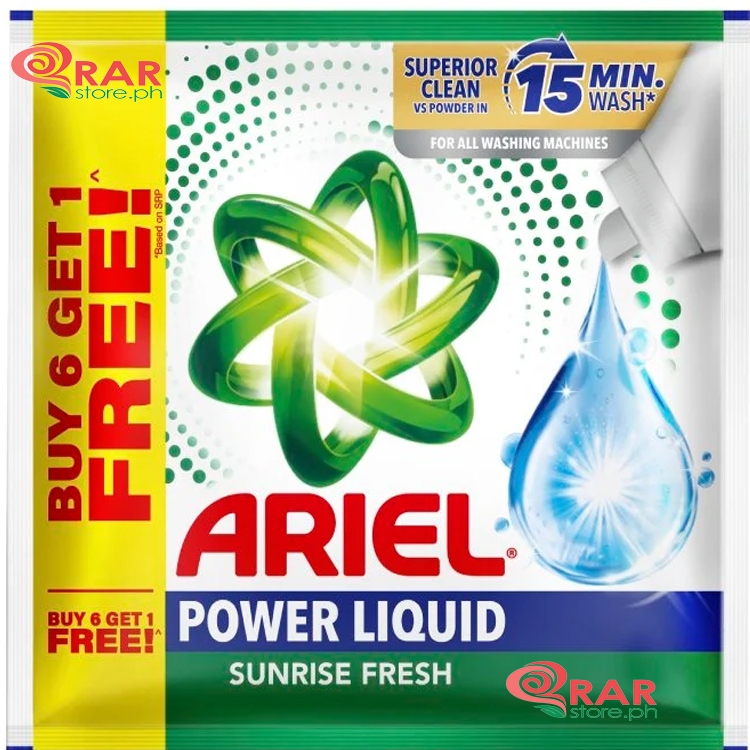 ARIEL POWER LIQUID SUNRISE FRESH(6+1) | Shopee Philippines