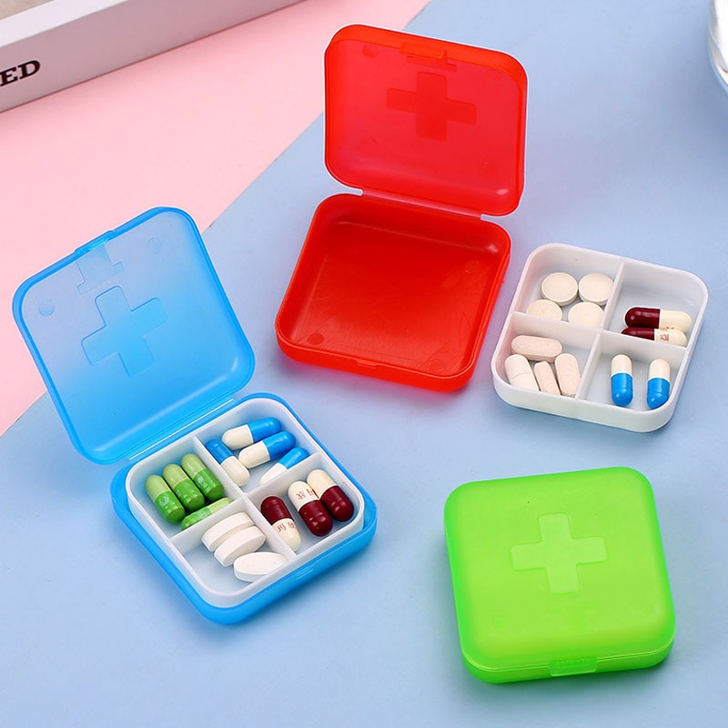 atta Travel Portable Pill Box Mini Medicine Container Medicines ...