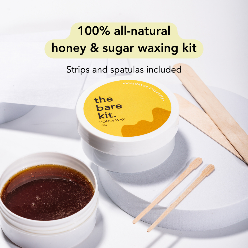 The Bare Kit Honey & Sugar Wax Hair Removal For Underarm & Body ...