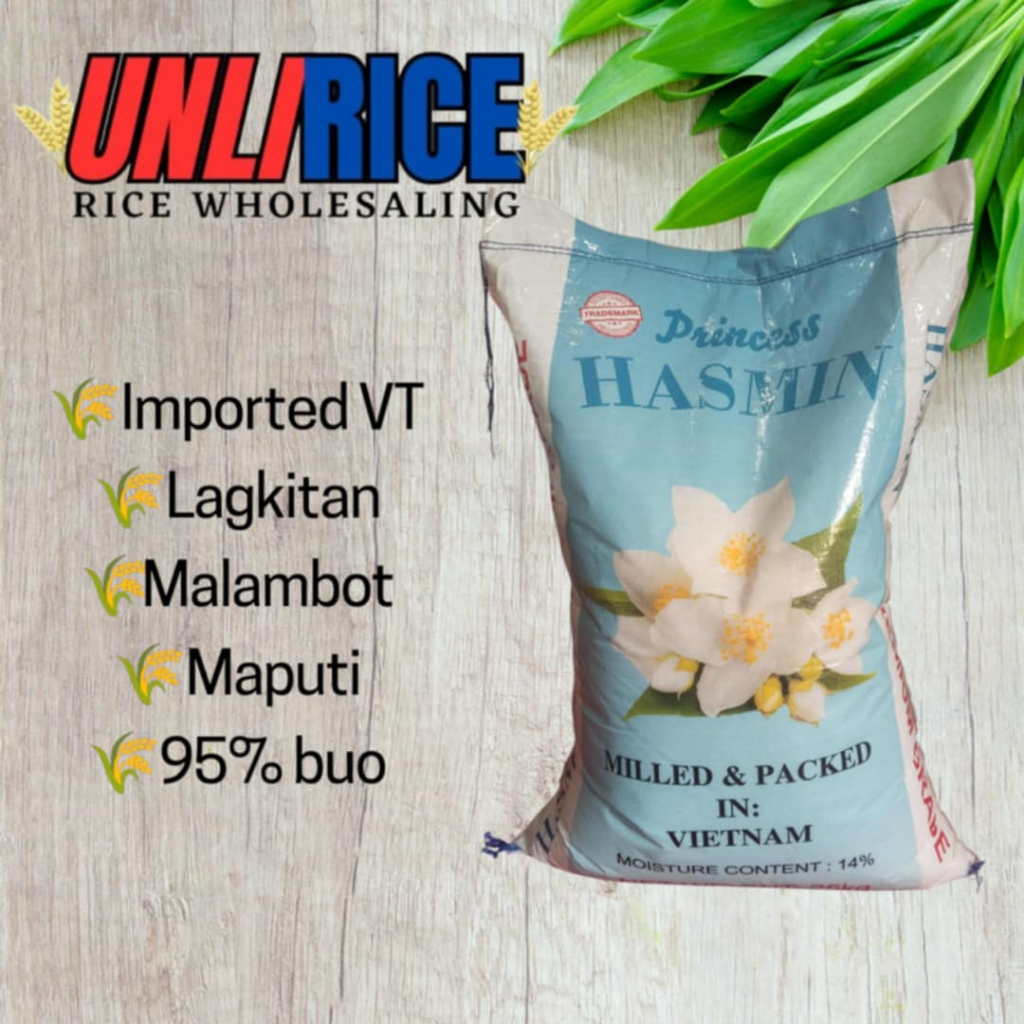 5 kg PRINCESS Hasmin imported dinorado rice (REPACKED IN WHITE SACK ...