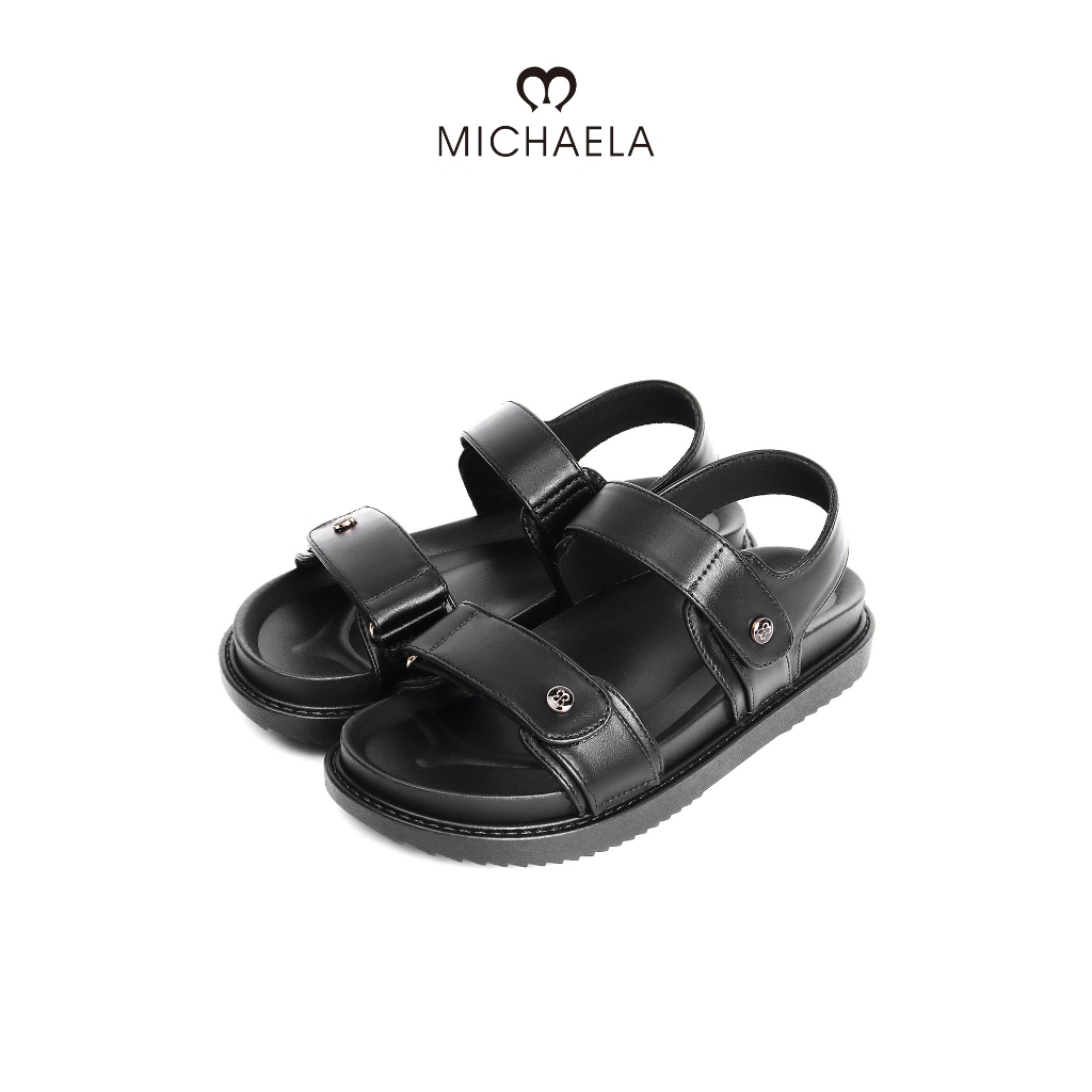 MICHAELA Velcro Strappy Slingback Sandals Comfort Ergonomic Chunky for ...