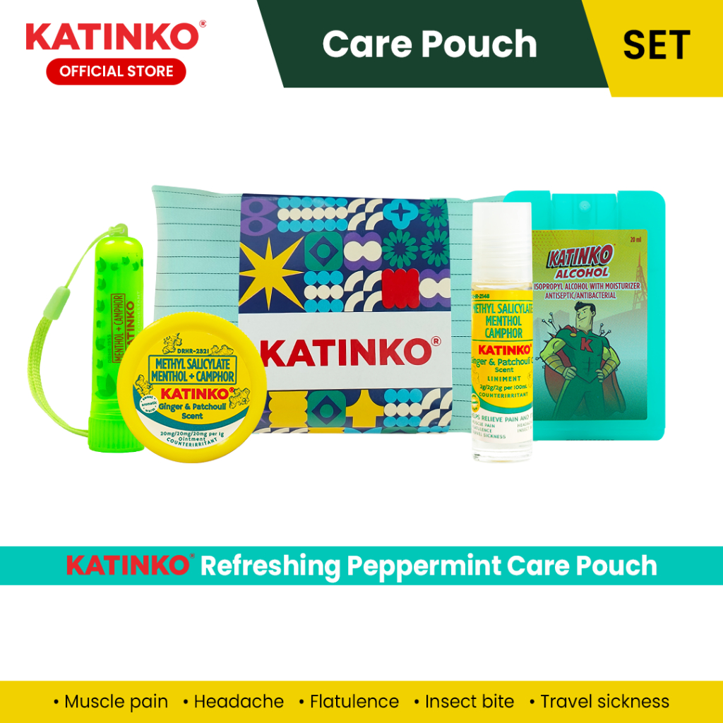 KATINKO Revitalizing Ginger Care Pouch (Ginger Oil Liniment, Ointment ...