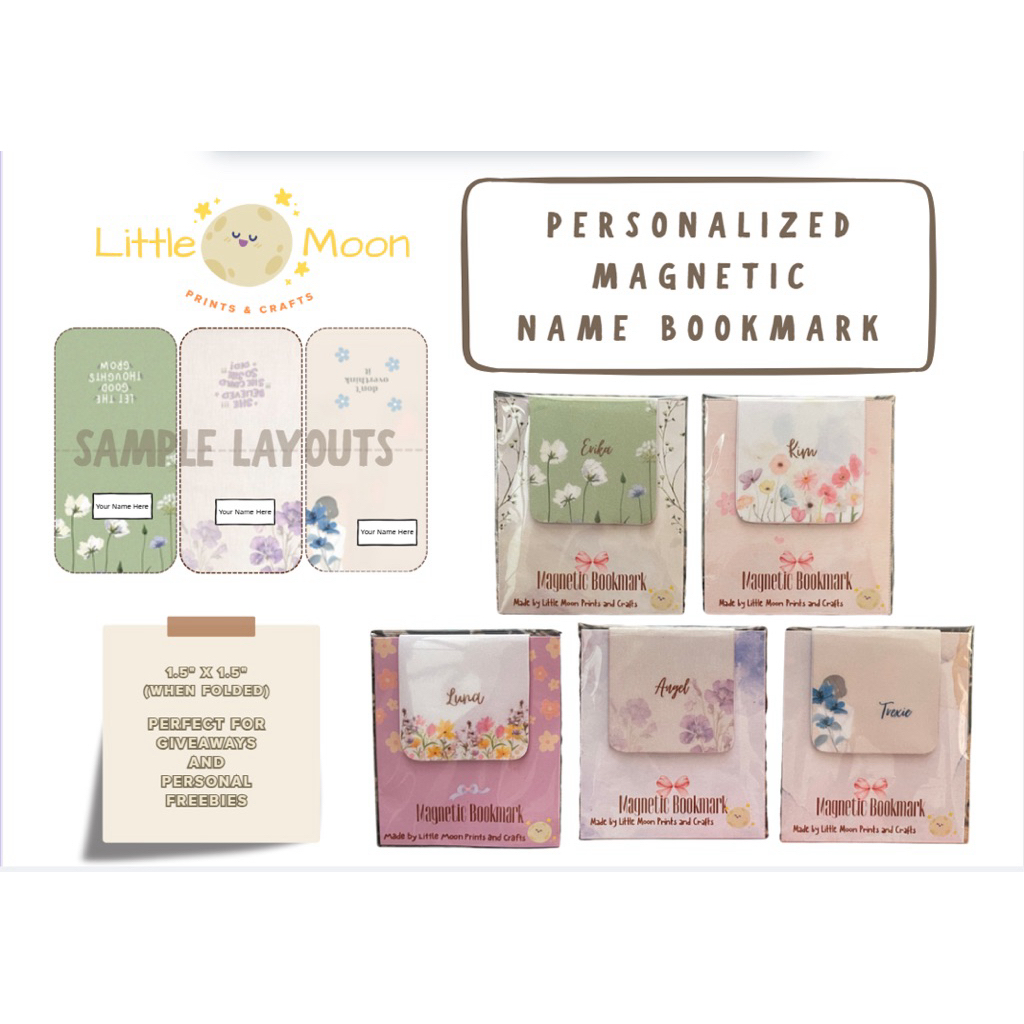 PERSONALIZED MAGNETIC BOOKMARK WITH NAME | Shopee Philippines