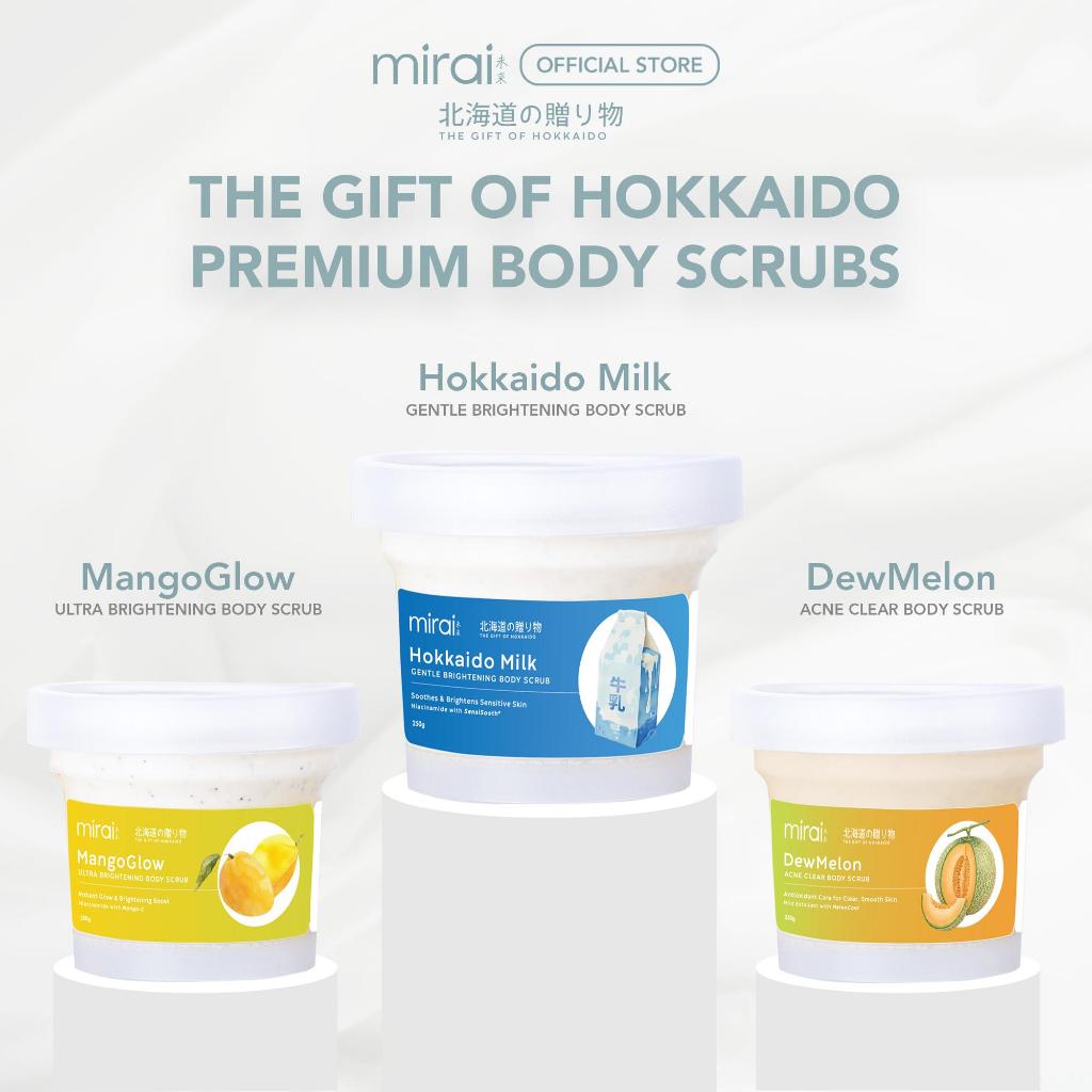 Mirai MangoGlow Hokkaido Milk DewMelon Ultra Brightening Body Scrub ...